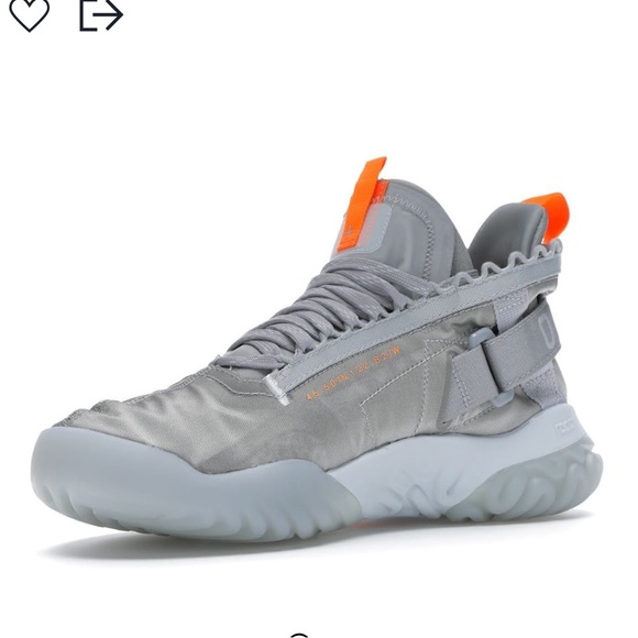 Jordan | Shoes | Jordan Proto Reactwolf Grey Total Orange 9 | Poshmark